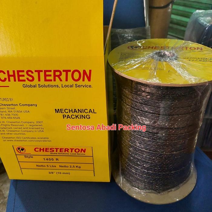 Jual Gland Packing Chesterton Graphite 10mmx10mmx2.5kg - Jakarta Barat ...