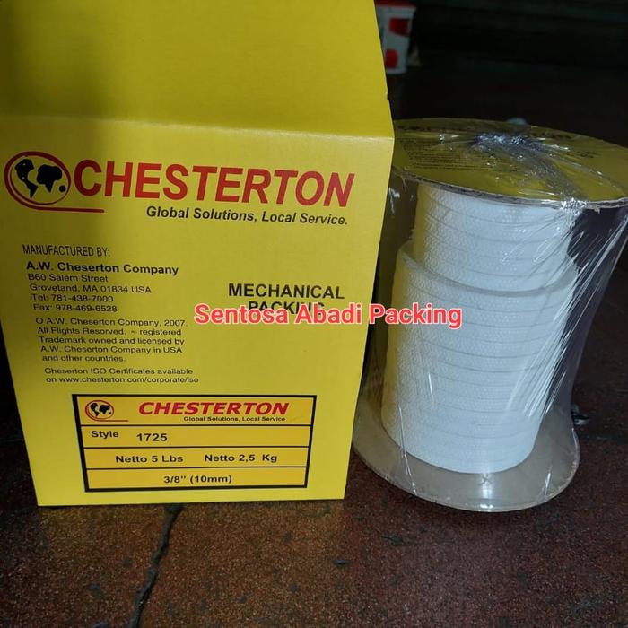 Jual Gland Packing Chesterton PTFE 1725 3/4"x2.5kg - Jakarta Barat ...