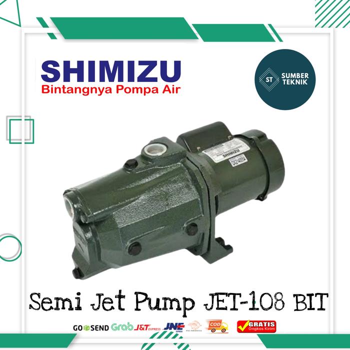 Jual SHIMIZU JET 108 BIT Pompa Air Sumur Dangkal Semi Jet Pump JET-108 BIT - Kota Pekanbaru ...