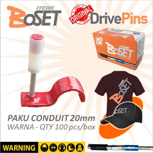 Jual BOSET PIN CONDUIT 20mm - PROMO (FREE T-SHIRT) - Merah - Jakarta Utara - ITEWE SARANA ...