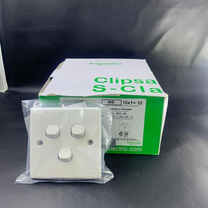 Jual Schneider Saklar Triple Clipsal Classic Schneider - Kota Tangerang ...