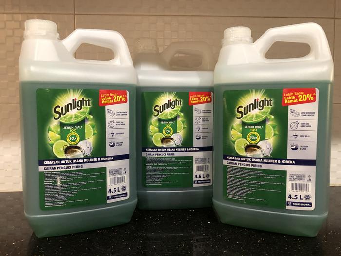 Jual Sunlight Professional Sabun Cuci Piring Cair Jeruk Nipis Jerigen ...