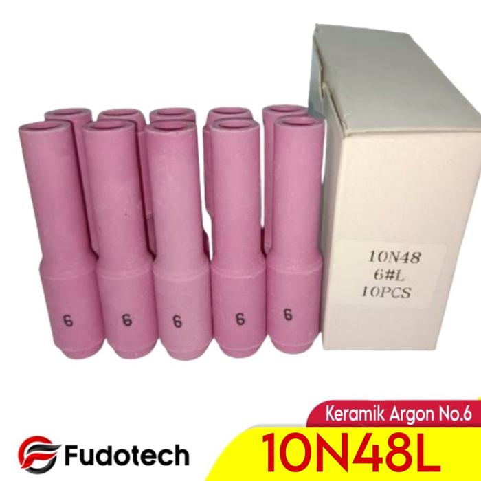Jual Fudotech Keramik Argon No.6 10N48L Tig Torch Long Alumina Nozzel - Jakarta Barat - Fudotech ...