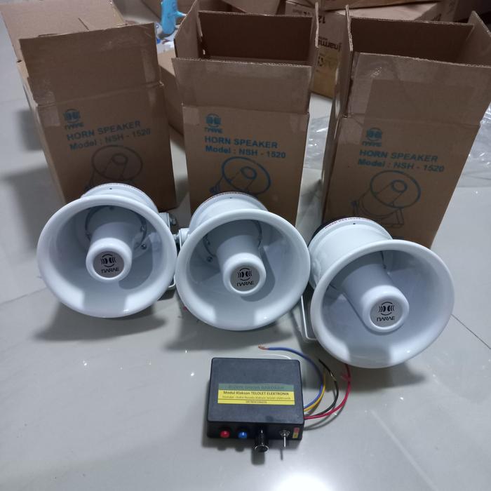 Jual Klakson TELOLET BASURI TIGA TOA VIRAL elektronik 12 v - Kab ...
