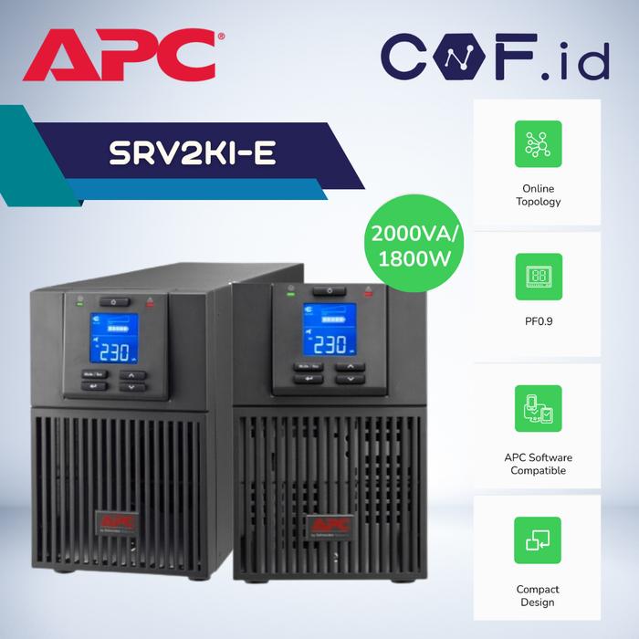 Jual APC SRV2KI-E Easy UPS On-Line, 2000VA/1800W, Tower, 230V - Kota Medan - CNF ID | Tokopedia