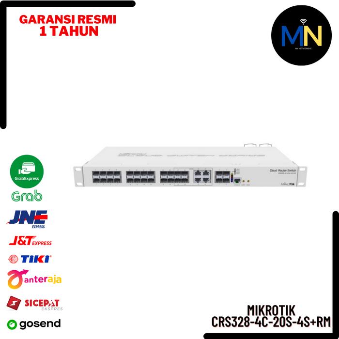 Jual Mikrotik CRS328-4C-20S-4S+RM CLoud Router Switch - Jakarta Pusat ...