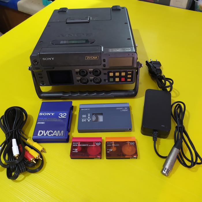 Jual PLAYER SONY KASET2 LAMA DVCAM & MINI DV DSR-50P PORTABLE VINTAGE RARE - Kota Bandung ...
