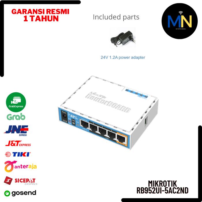 Jual Mikrotik Router hAP ac Lite RB952Ui-5ac2nD DualBand 2.4G 5G ...