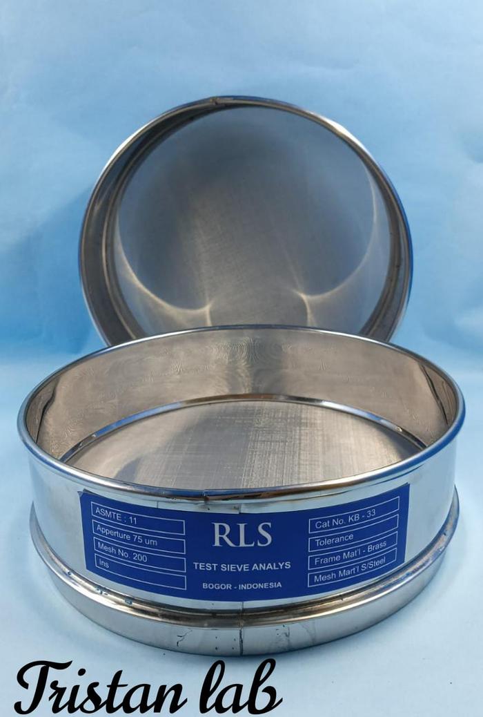 Jual Ayakan Mesh Test Sieve Ayakan Mesh 200 (75 um) Diameter 20 cm ...
