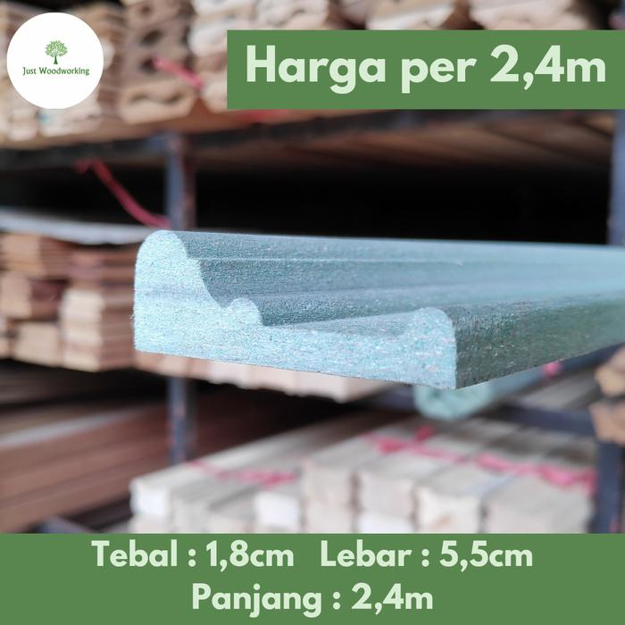 Jual JU-A16 LIST HMR HIJAU WALL MOULDING WAINSCOTING WALL PANEL - Kota ...