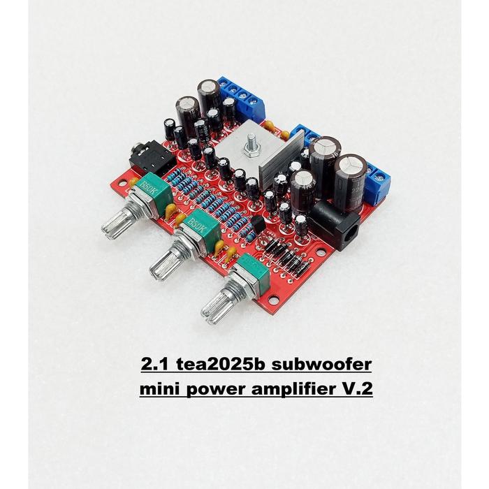 Jual Modul 2.1 TEA2025b Mini Power Amplifier V.2 / KIT AMPLIFIER ...