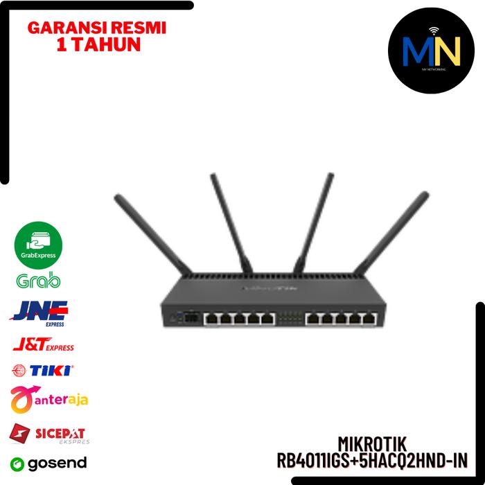 Jual Mikrotik RB4011iGS+5HacQ2HnD-IN Gigabit Wireless Router - Jakarta ...