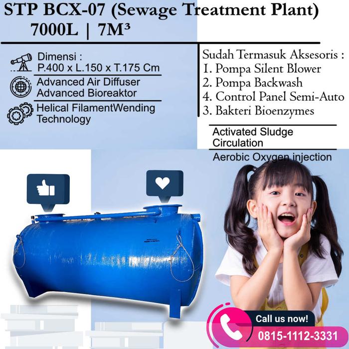 Jual TANGKI STP HORISONTAL SILINDER 7000 LITER 7M3 - Jakarta Barat ...