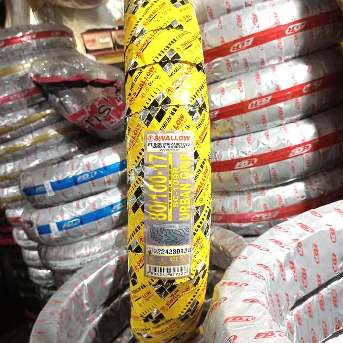 Jual BAN SWALLOW URBAN GRIP 80/100-17 TUBELESS BUAT MOTOR VERZA/MEGAPRO ...