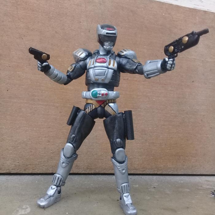 Jual Action Figure custom Shf Gun Gibson janperson # Kamen rider metal ...