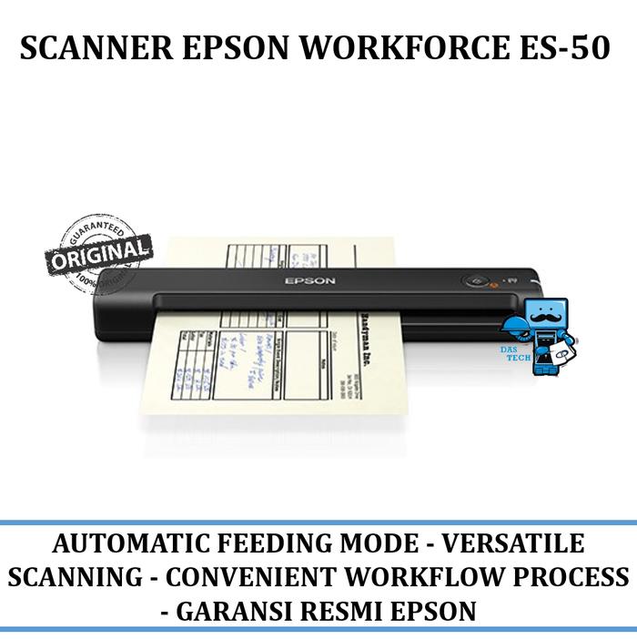 Promo Scanner Epson Workforce ES-50 / ES50 Portable Cicil 0% 3x - Jakarta Pusat - das technology ...