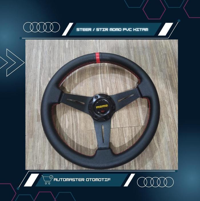Jual Steer Mobil / Stir Momo PVC - Hitam - Jakarta Utara - AutoMaster ...