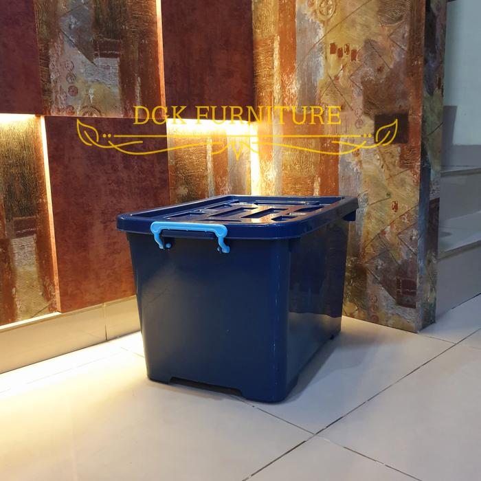 Jual Kontainer 75 Liter Biru Tua Container 75 Liter Kontainer Plastik ...