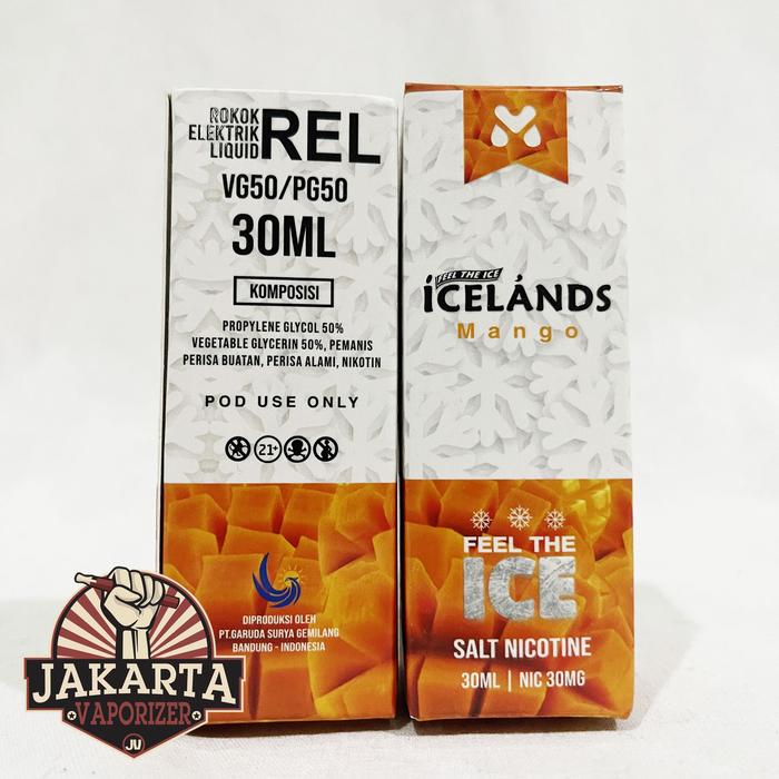 Jual [SALT] ICELANDS MANGO ICELAND SALTNIC 30ML 30MG BY MOVE JUICE ...