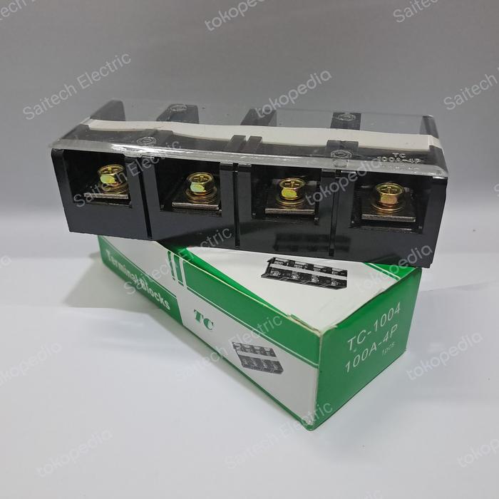 Jual Terminal Block 4p 100A TC-1004 - Kota Bandung - Saitech Electric ...