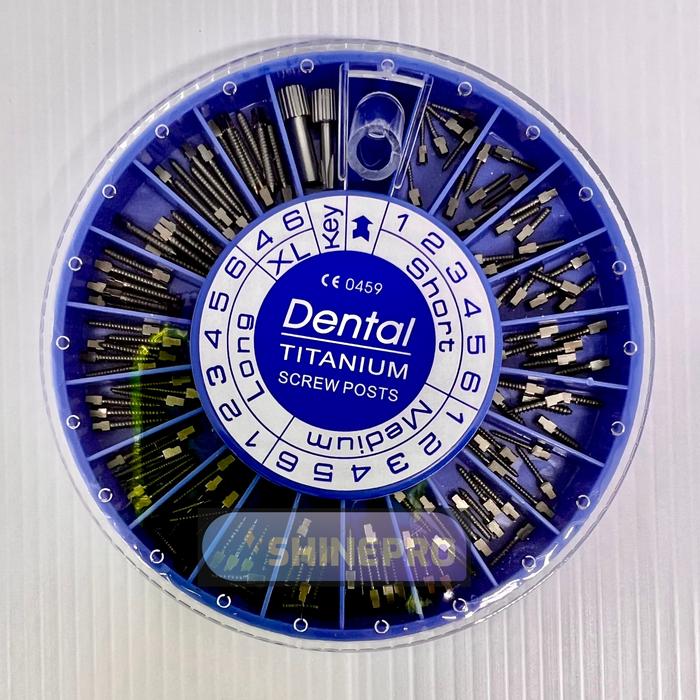 Jual Dental Titanium Screw Post Pin Pasak Gigi Endodontic (ISI 120 ...