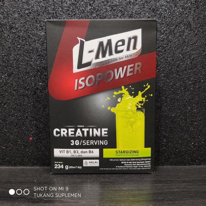 Jual L-Men LMen L Men Isopower Iso Power Creatine 30 Sachet Penambah Power - Kota Semarang ...
