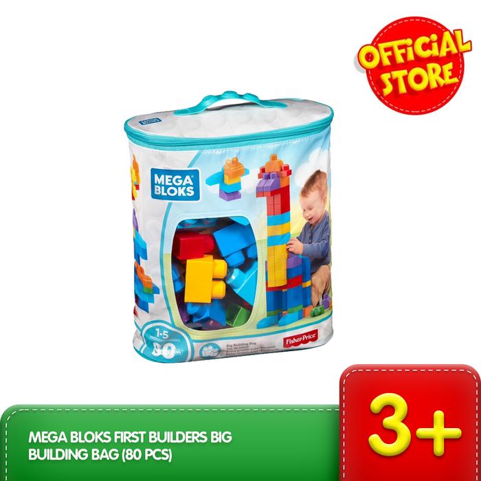 Jual Mega Bloks First Builders Big Building Bag (80 pcs) - Kota ...