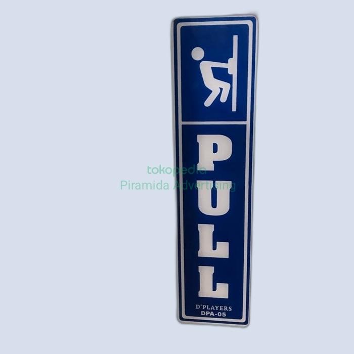 Jual set push pull tarik dorong pintu tempel kaca tanda tulisan gambar - Kota Surabaya ...