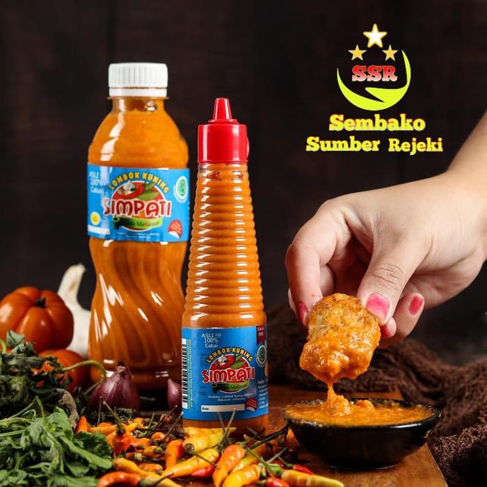 Jual saus/saos/lombok kuning/sambal lombok kuning cap simpati/khas ...