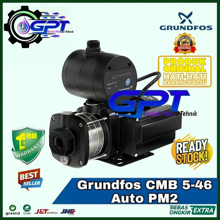 Jual pompa booster pump grundfos CMB 5-46 PM2 Pompa pendorong air - Jakarta Barat - global pompa ...