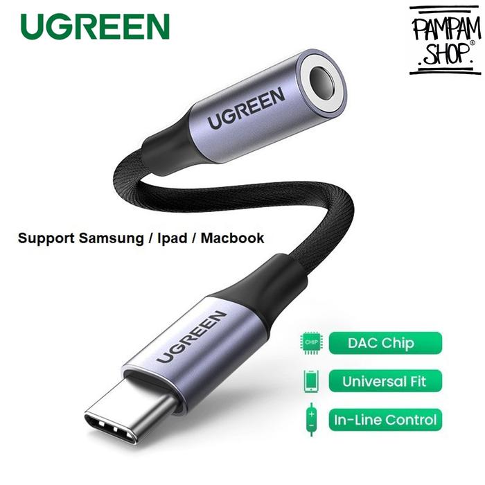 Jual UGREEN Converter DAC TYPE C to 3.5mm Jack Audio Adaptor Splitter ...