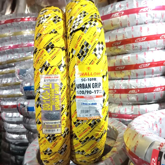 Jual BAN SWALLOW 1SET DEPAN BELAKANG BUAT MOTOR VERZA/MEGAPRO MONOSHOK ...