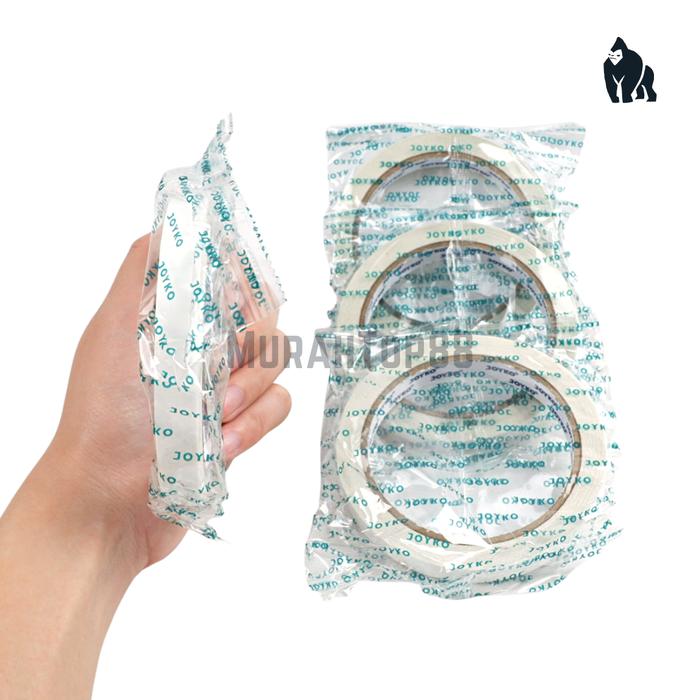 Jual Double Tape 1/2" Inch Joyko / Perekat 2 Sisi Sedang [12 MM x 15 ...