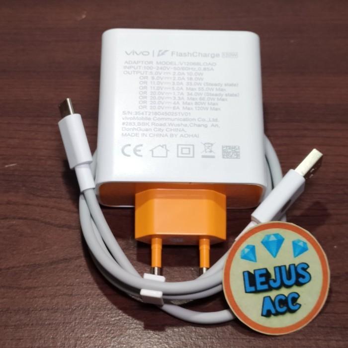 Jual Charger 120W Vivo iQoo 11 5G - V27 - V27e Type C Flash Charging ...