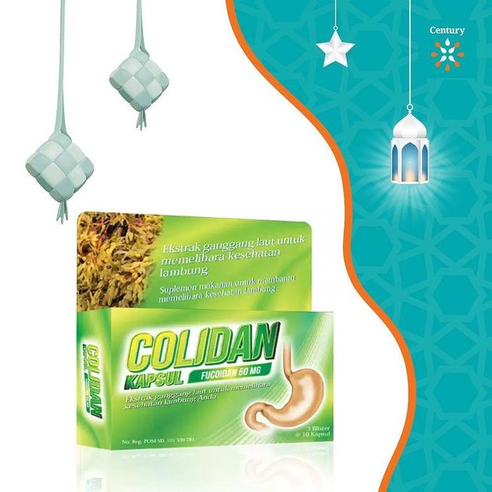 Jual Colidan Fucoidan 50Mg Blister / Suplemen / Vitamin Lambung / Maag ...