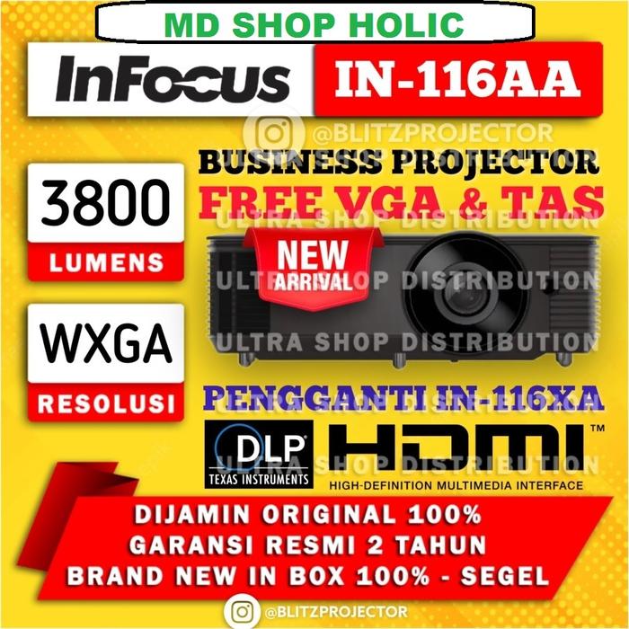 Jual Projektor INFOCUS IN116AA IN116 AA IN-116AA Pengganti IN-116XA ...