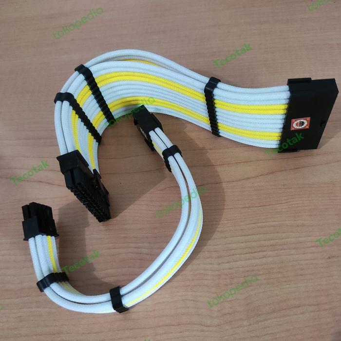 Jual Kabel Extend Power Extension Sleeving Cable PSU Motherboard GPU ...