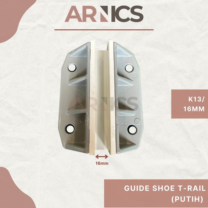 Jual Guide Shoe T-Rail K8 K13 (Putih) / Guide Shoe T-Rail Lift K8 K13 ...