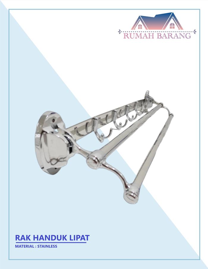 Promo RAK HANDUK LIPAT 2 SUSUN RAK HANDUK GANTUNG RAK HANDUK MINIMALIS ...