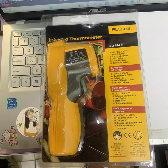 Jual Temperatur Gun Fluke 62 Max thermometer digital original - Jakarta ...
