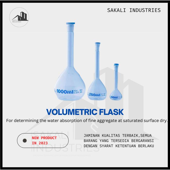 Jual Volumetric Flask/ Labu Volumetri / Labu Ukur - Kota Bandung - SAKALI INDUSTRIES | Tokopedia