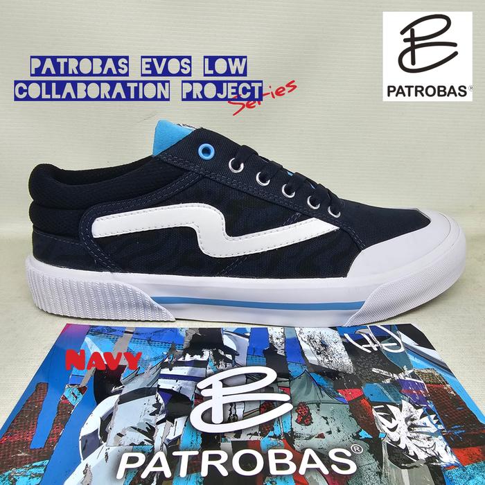 Jual Sepatu PATROBAS x EVOS Collaboration Series (Original) - Navy LOW ...