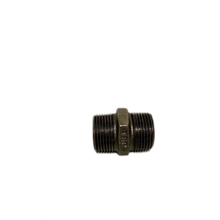 Jual DOUBEL NEVEL DRAT 1"INCH BESI TSP HITAM SOK DRAT LUAR DOUBLE NEPEL ...
