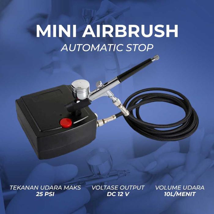 Promo Kompresor Mini Airbrush Kit 0.3 Spray Gun with Pen Brush Set ...
