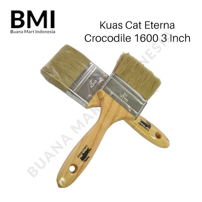 Jual Kuas Cat Eterna Crocodile 1600 3 Inch | Kuas Tembok | Eterna Brush ...