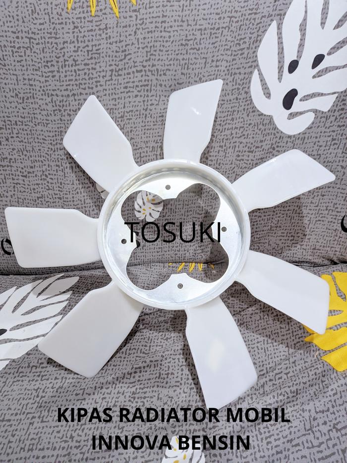 Jual KIPAS RADIATOR TOYOTA INNOVA BENSIN PUTIH FAN BLADE MODEL ORIGINAL ...