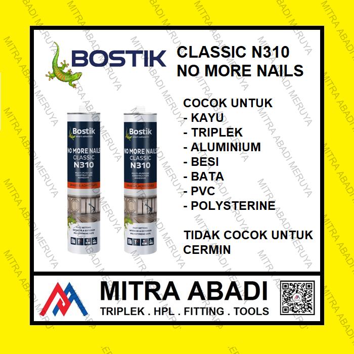 Jual BOSTIK No More Nails GRAB Lem Sealant Serbaguna Kayu Semen Bata ...