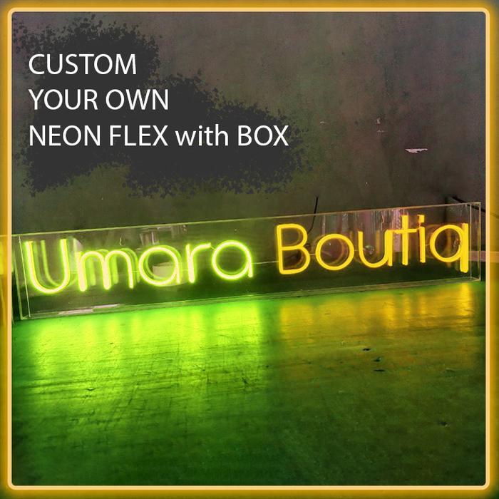Jual Tulisan Neon Flex Kombinasi dengan Cover Akrilik Box - Kab. Bantul ...