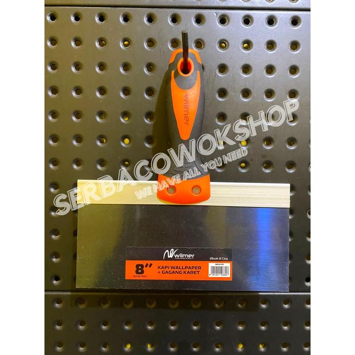 Jual WILMER Skrap Gagang Kape Side Scraper Lebar 8 Inch Skrap Wallpaper ...