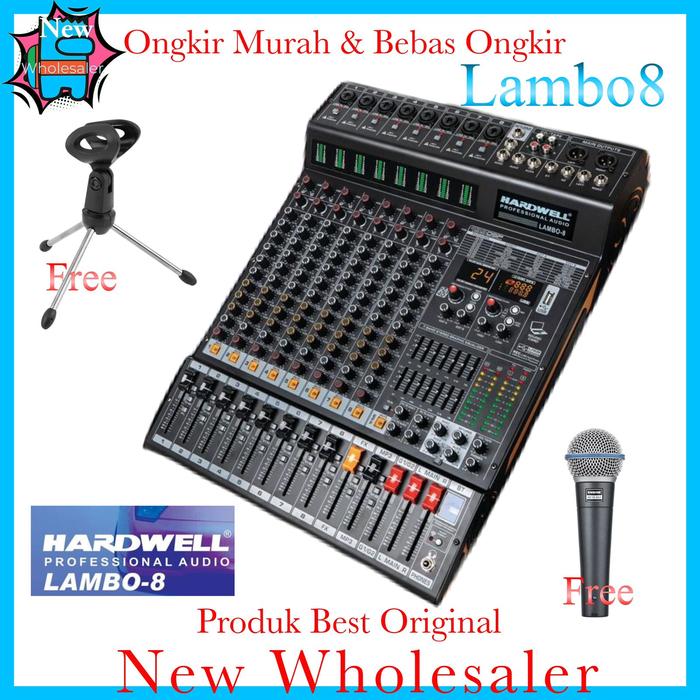 Jual Audio Mixer Hardwell 8 channel Lambo 8 Original resmi Lambo8 ...